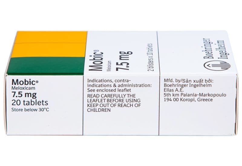 Mobic 7.5mg: Thông tin chi tiết về công dụng, cách dùng và lưu ý