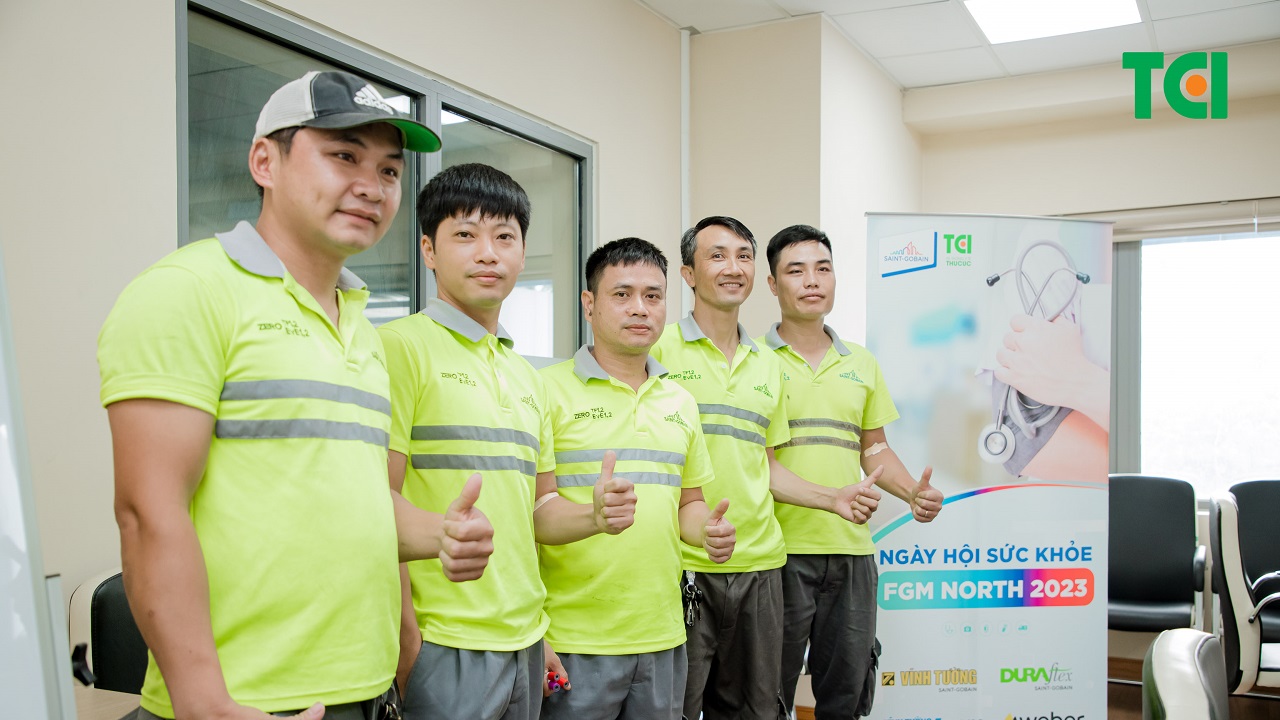 Công ty Vĩnh Tường khám sức khỏe cho CBNV tại TCI