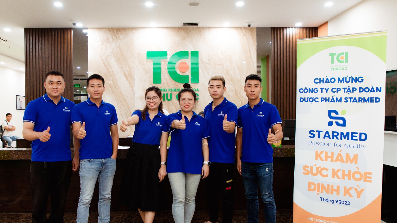 Công ty dược phẩm STARMED khám sức khỏe cho CBNV tại TCI