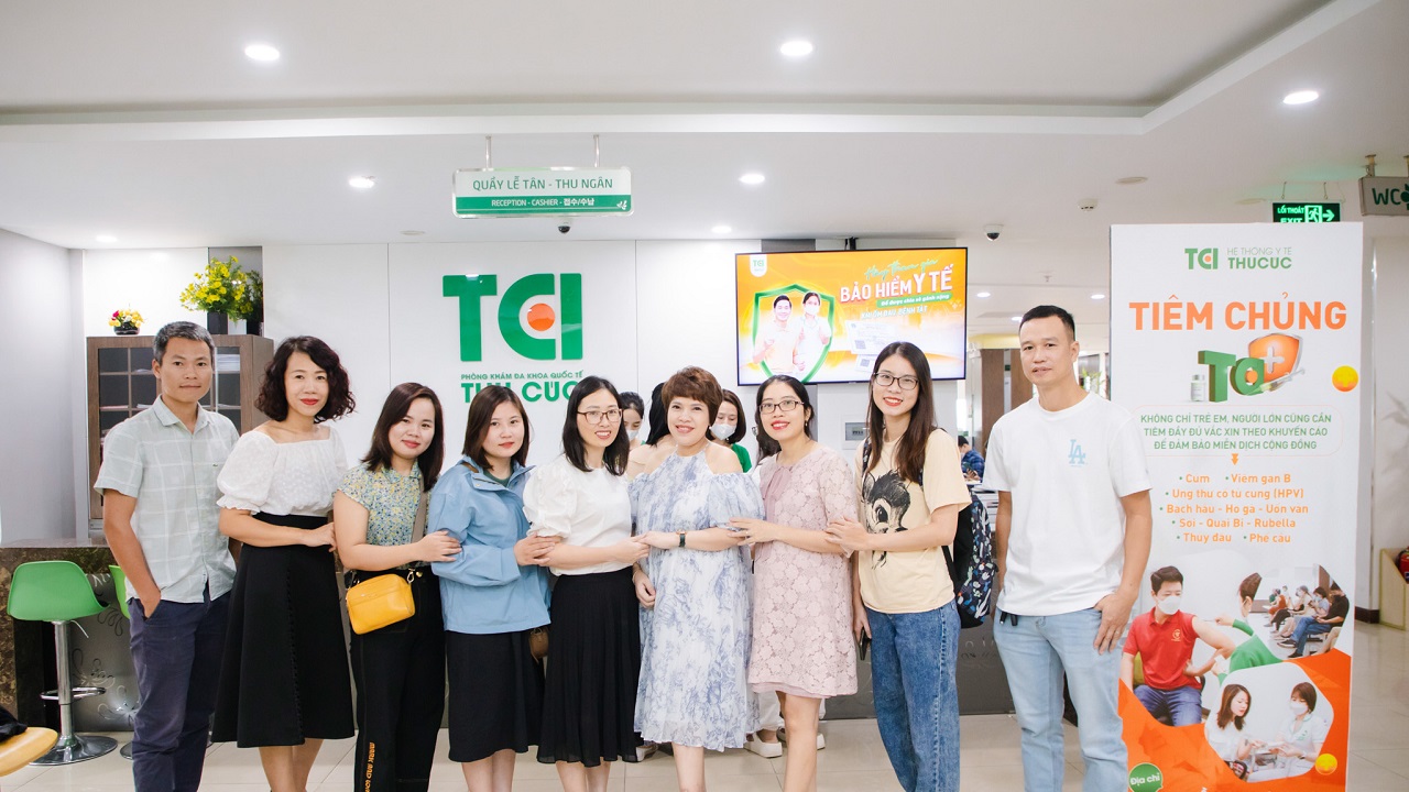 Công ty Green Sun khám sức khỏe cho nhân viên tại Thu Cúc TCI